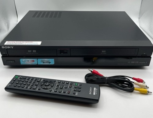 Sony RDR-VX555 VHS VCR/DVD Recorder 4 Head Stereo HDMI REMOTE Tested ...