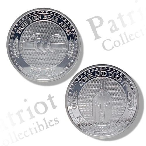 INFOWARS FOUNDER COIN # 3 ( Free Men Bare Arms ) # 3 OF 3 ONLY 10,000 ...