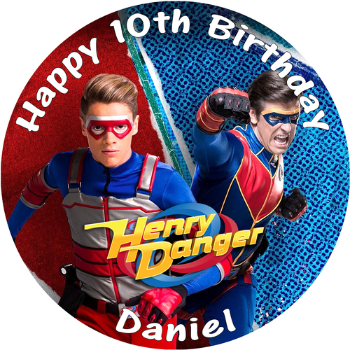 HENRY DANGER CAKE TOPPER PERSONALISED EDIBLE HENRY DANGER BIRTHDAY CAKE ...