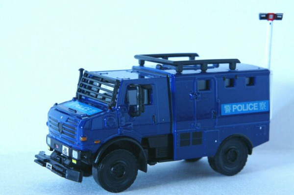 Tiny Hong Kong Police PTU Armourced Vehicle MERCEDES BENZ Unimog for ...