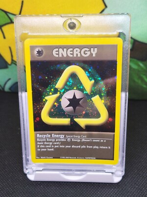 Recycle Energy Holo WotC League Promo Pokemon Rare Card TCG NM/Mint ...