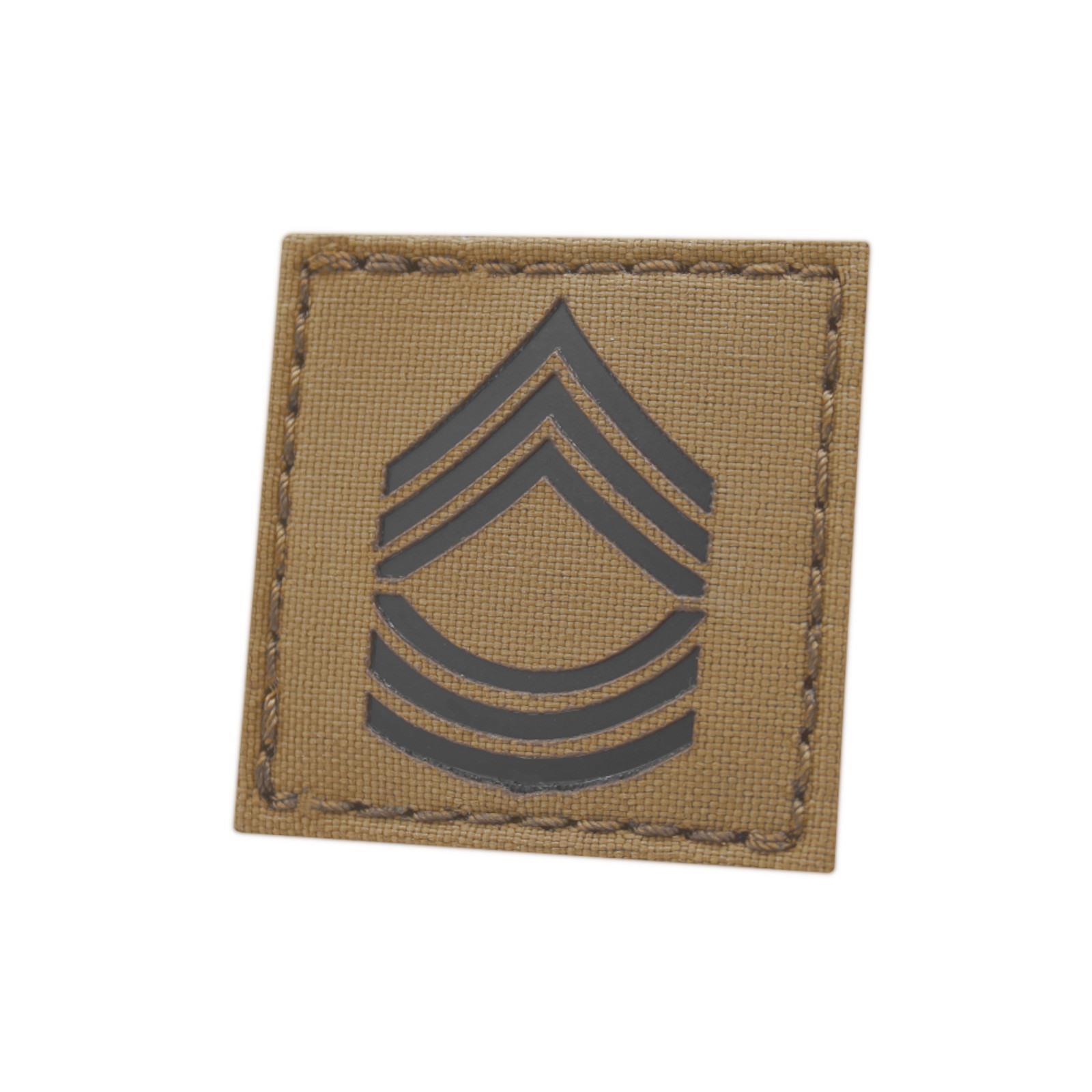IR US 2x2 E-8 MSG Master Sergeant Rank Coyote patch | eBay