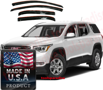 GMC Acadia 2017 - 2023 SIDE Window Shade Wind Deflector RAIN GUARD KIT ...