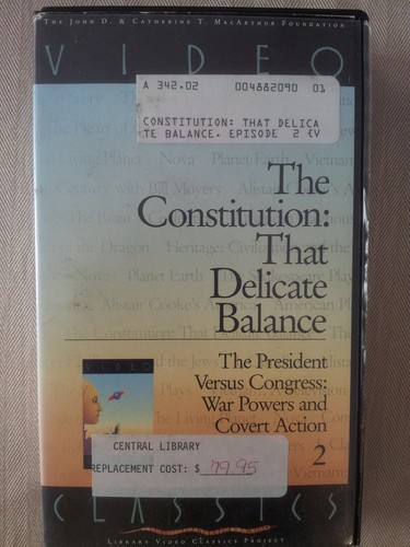 The Constitution: That Delicate Balance (7 of 13 Episodes) VHS RARE ...