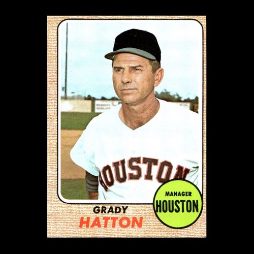 Grady Hatton 1968 Topps Houston Astros #392 Nice R303 | eBay