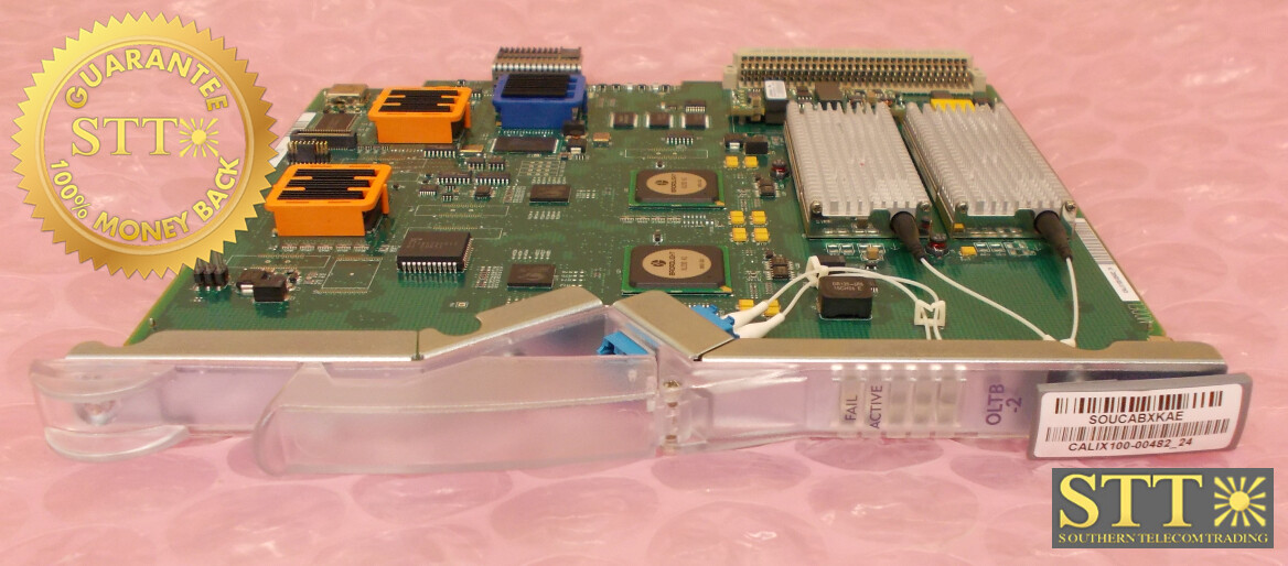 100-00482 CALIX REV-24 C7 OPTICAL LINE TERMINATION CARD OLTB-2 ...