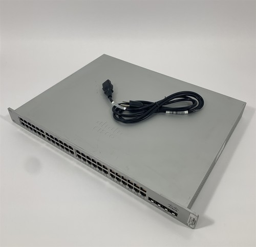 Cisco Meraki MS225-48FP-HW 48-Port Gigabit PoE SFP+ Managed Switch ...