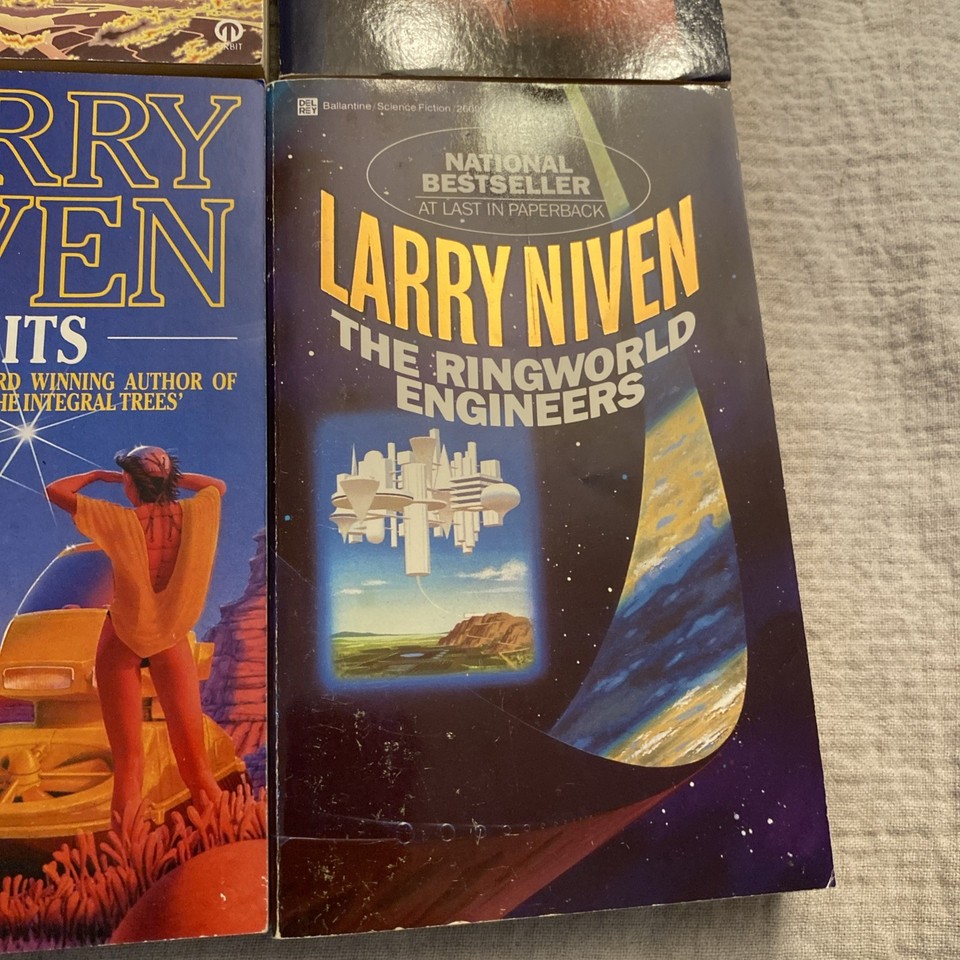 Larry Niven Lot Of 11 Sci-Fi Fantasy Vintage Paperback Novels Ringworld ...