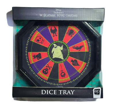 DISNEY NIGHTMARE BEFORE CHRISTMAS ROULETTE DICE TRAY | eBay
