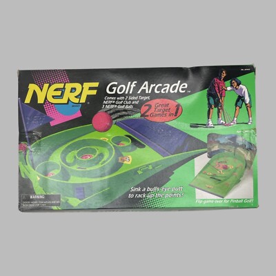 Rare Vintage Nerf Golf Ball Putting Arcade Game Toy - NIB NEW | eBay