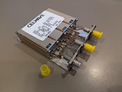 Celwave UHF Duplexer 928-960 MHz 4-Cavity BNC Tuned to 928.5/952.5 ...