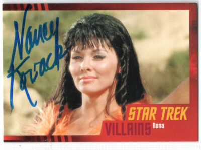 STAR TREK TOS HEROES AND VILLAINS #61 NANCY KOVACK AS NONA AUTOGRAPH | eBay