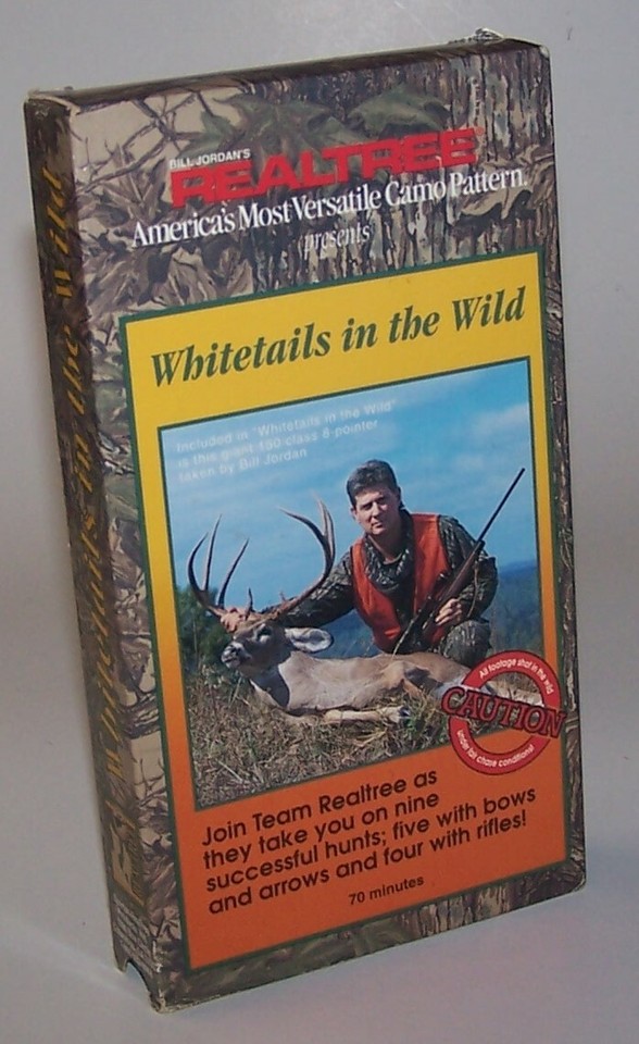 Whitetails In The Wild Bill Jordan's Realtree Deer Hunting VHS Cassette ...