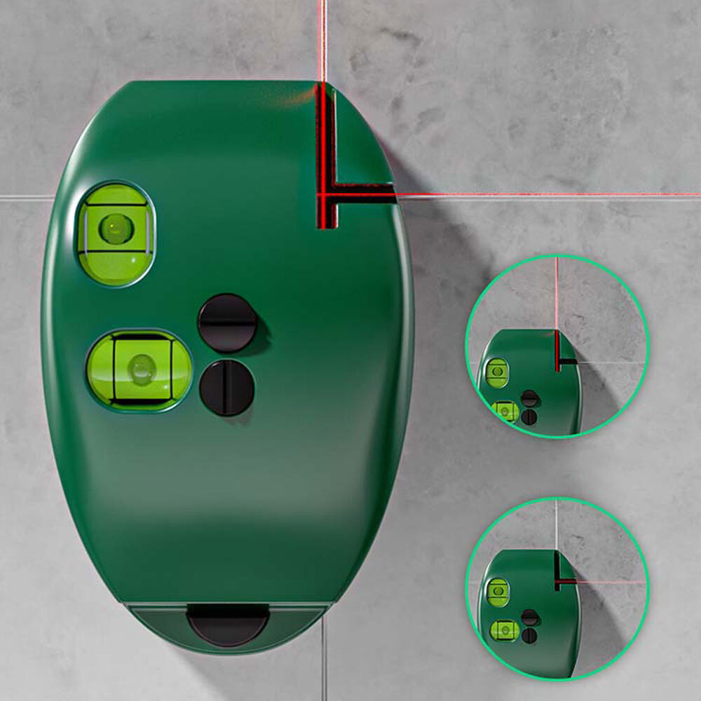 Mini 90° Laser Level Vertical Horizontal Laser Line Projection ...