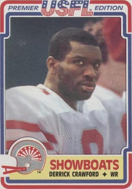 1984 Topps USFL Derrick Crawford #53 for sale | eBay