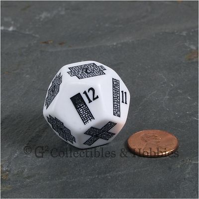 NEW Dungeoneering D12 Dungeon Master Mapping D&D Game 28mm Die Chessex ...
