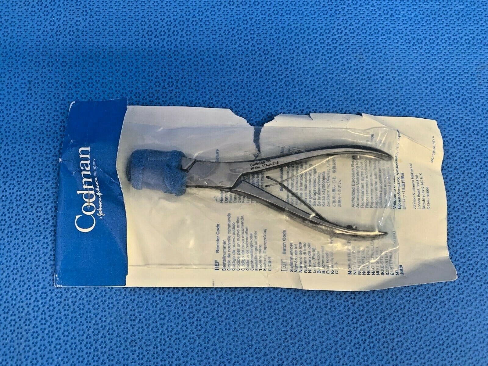 Codman 30-1310 Liston Bone Forceps Straight 5 1/2" Orthopedic | eBay