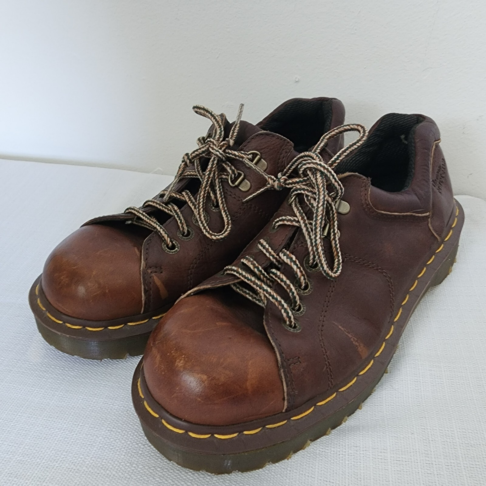 Vintage Dr Martens Brown Boots Shoes Low Rise 8312 Ma… - Gem