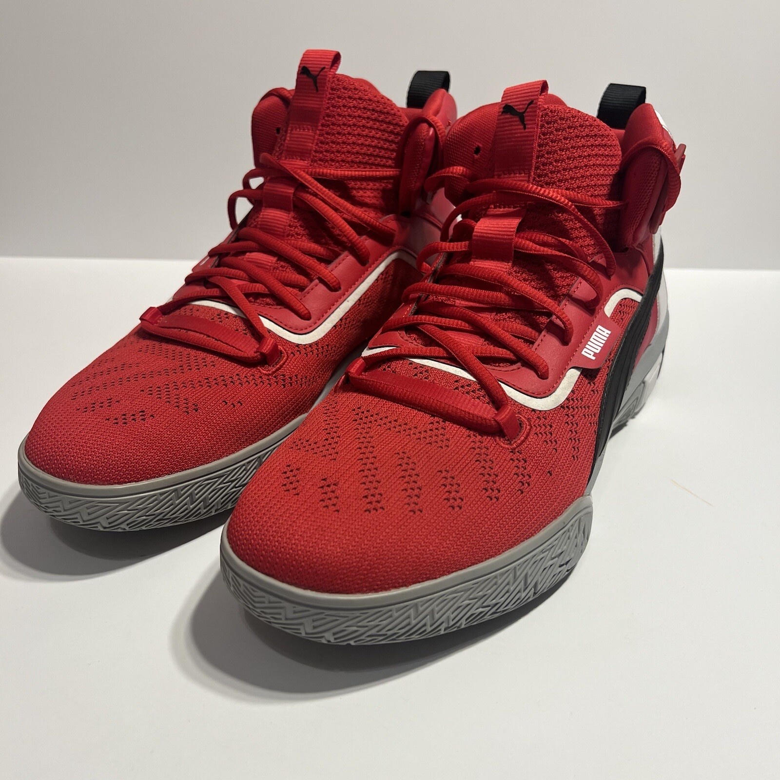 Puma Legacy Mm Basketball Mens Red Sneakers Athletic… - Gem