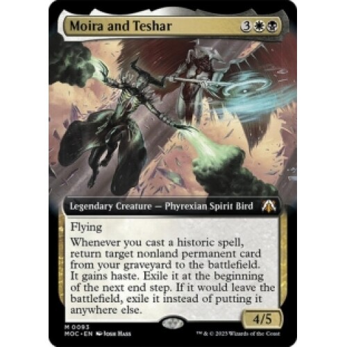 Moira And Teshar (extended Art) X4 M/NM MTG March Of The Machine ...