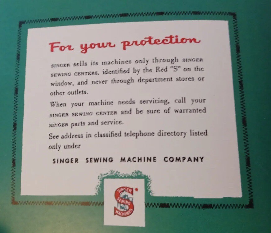 LARGE Deluxe-Edition Instructions Singer 206 206K25 Manual Sewing ...