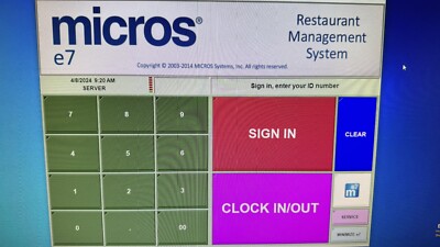 Restaurant Systems - Micros Pos