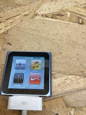 Apple iPod Nano 6th Gen Multitouch Clip A1366 EMC 2385 MP3 Blue parts ...