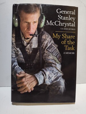 2013 Signed GENERAL STANLEY McCHRYSTAL BIOGRAPHY ARMY MILITARY MEMOIR ...