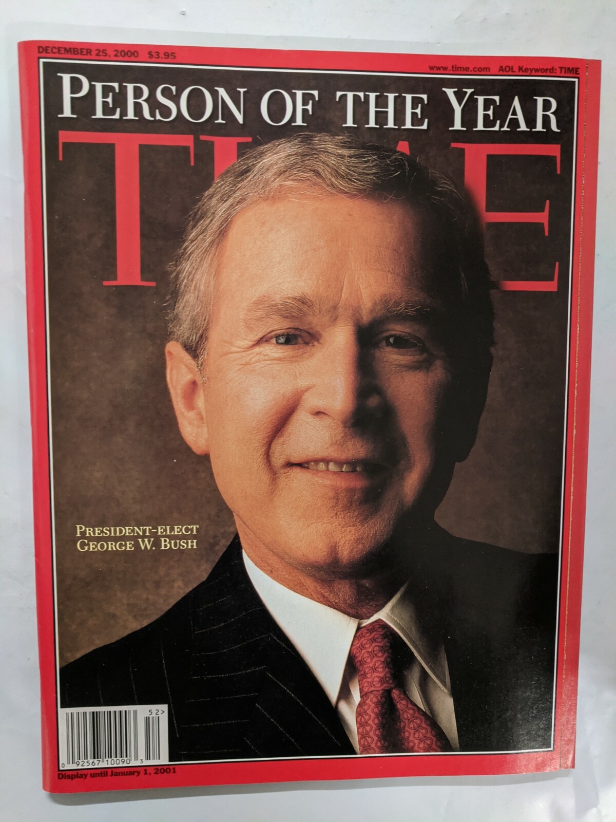 TIME MAGAZINE December 25 2000 Person of The Year President- M293 | eBay