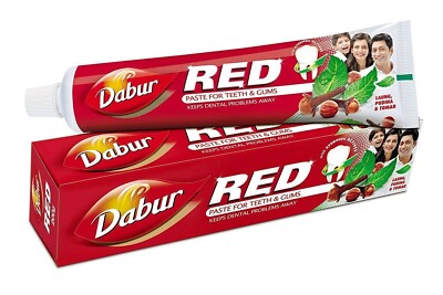 2x Dabur Red Paste For Teeth & Gums With Ayurvedic Actives - 80 Gram | eBay
