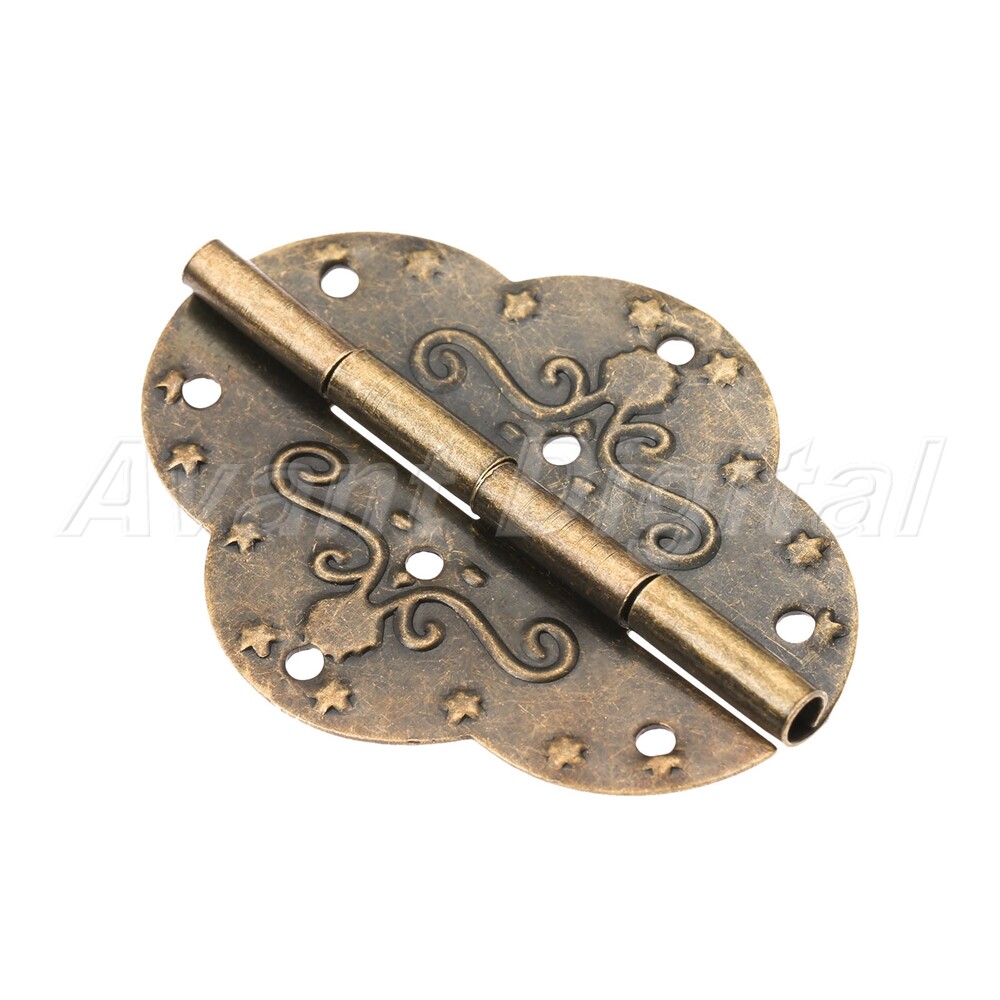 Furniture Drawer Stamp Door Hinges Jewelry Box Cupboard Cabinet Hinge ...