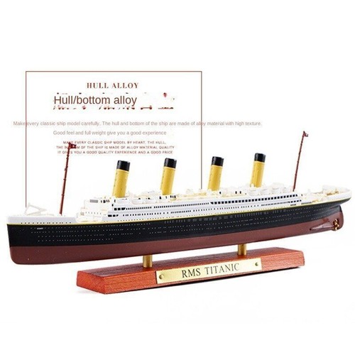 1:1250 Cruise Ship Simulation Alloy Ship Model Titanic Ornaments Metal ...