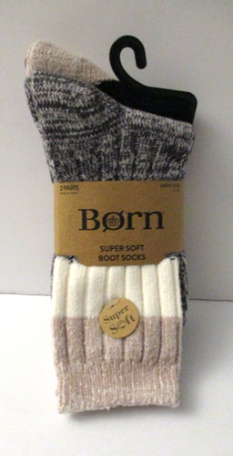 NWT Born Ladies Boot Socks 2-Pairs Shoe Size 4-10, Sock Size 9-11 | eBay