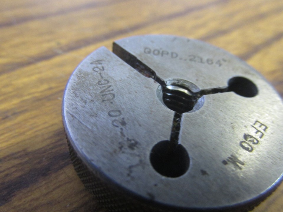 Go Thread Ring Gage 1/4"-20 UNC-2A | eBay