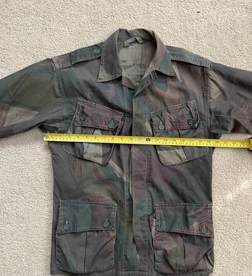 First Pattern Cut Tailor Made JUNGLE JACKET ARVN Windproof Camouflage ...