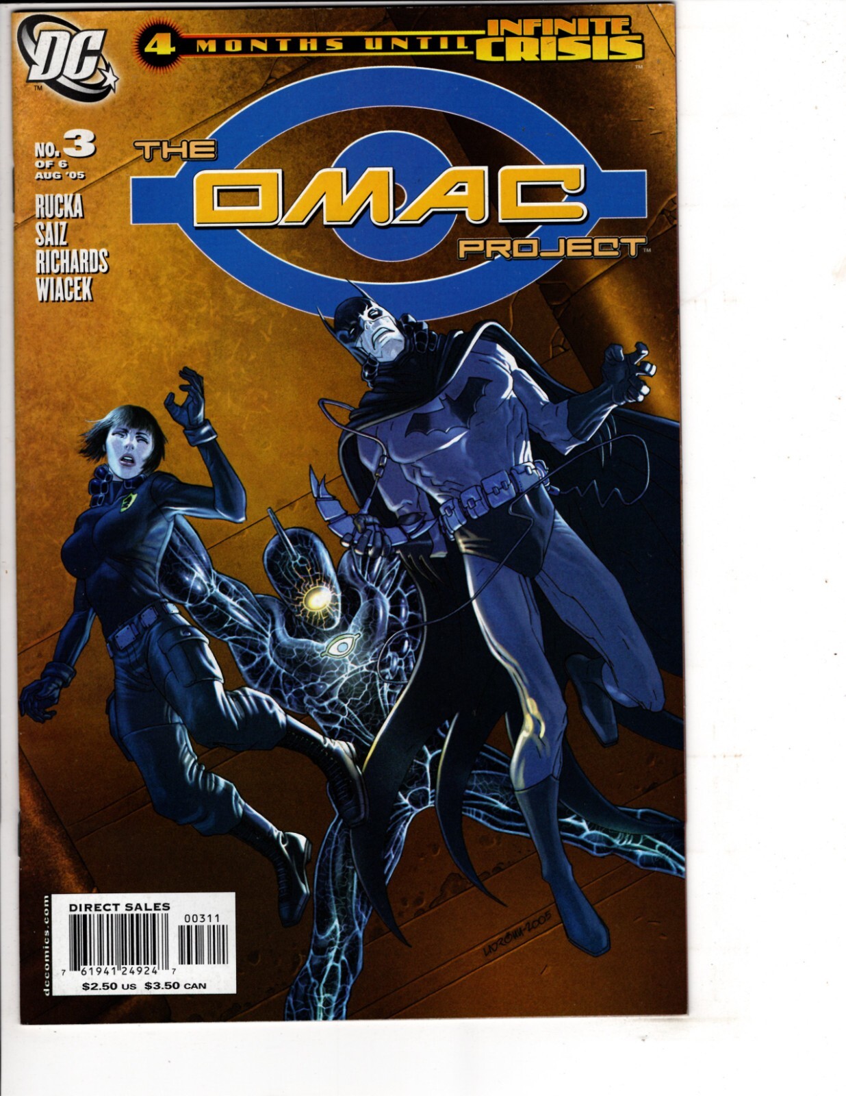 The OMAC Project #3 DC Comic Book 2005 Batman/OMAC VF/NM- | eBay