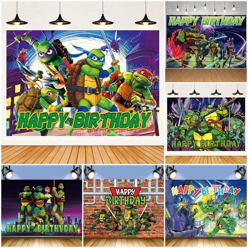 Teenage Mutant Ninja Turtles Birthday Party Photography Background ...