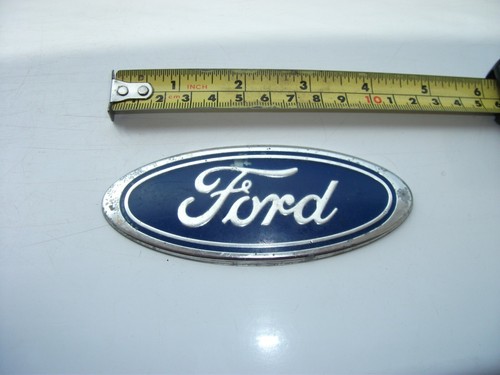 FORD BADGE ORIGINAL BADGE 113 MM LONG BLUE | eBay UK
