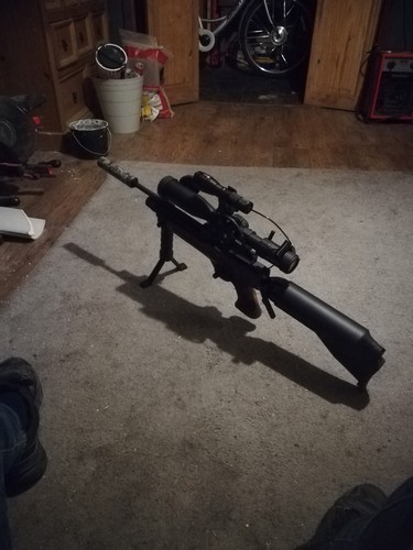 AirForceOne L885 Tactical Mono Grip Air Rifle Bi-Pod - Black for sale ...