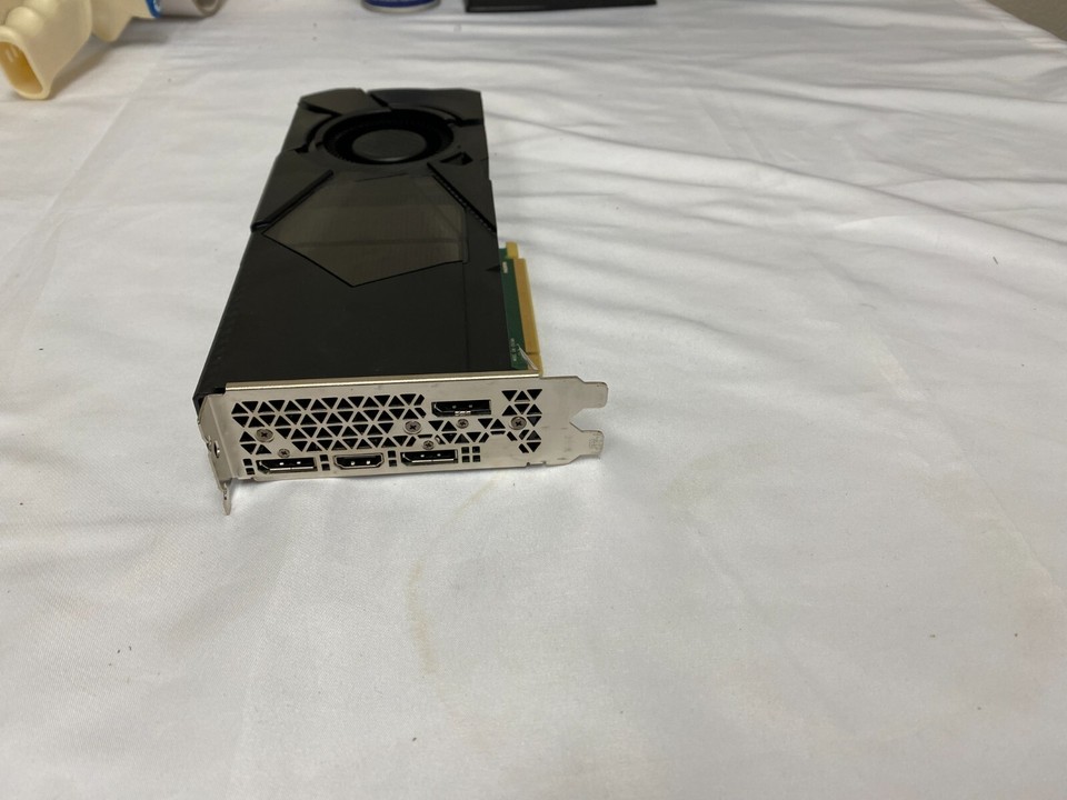 WORKING Nvidia GeForce RTX 2080 8GB GDDR6 PCIe Dual Slot GPU 0F4P4P ...
