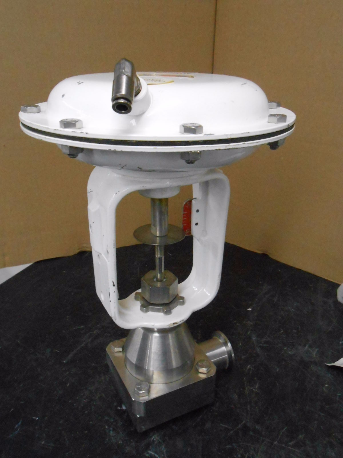 H.D. BAUMANN MODEL 32-84041S 1" STAINLESS STEEL SANITARY CONTROL VALVE ...