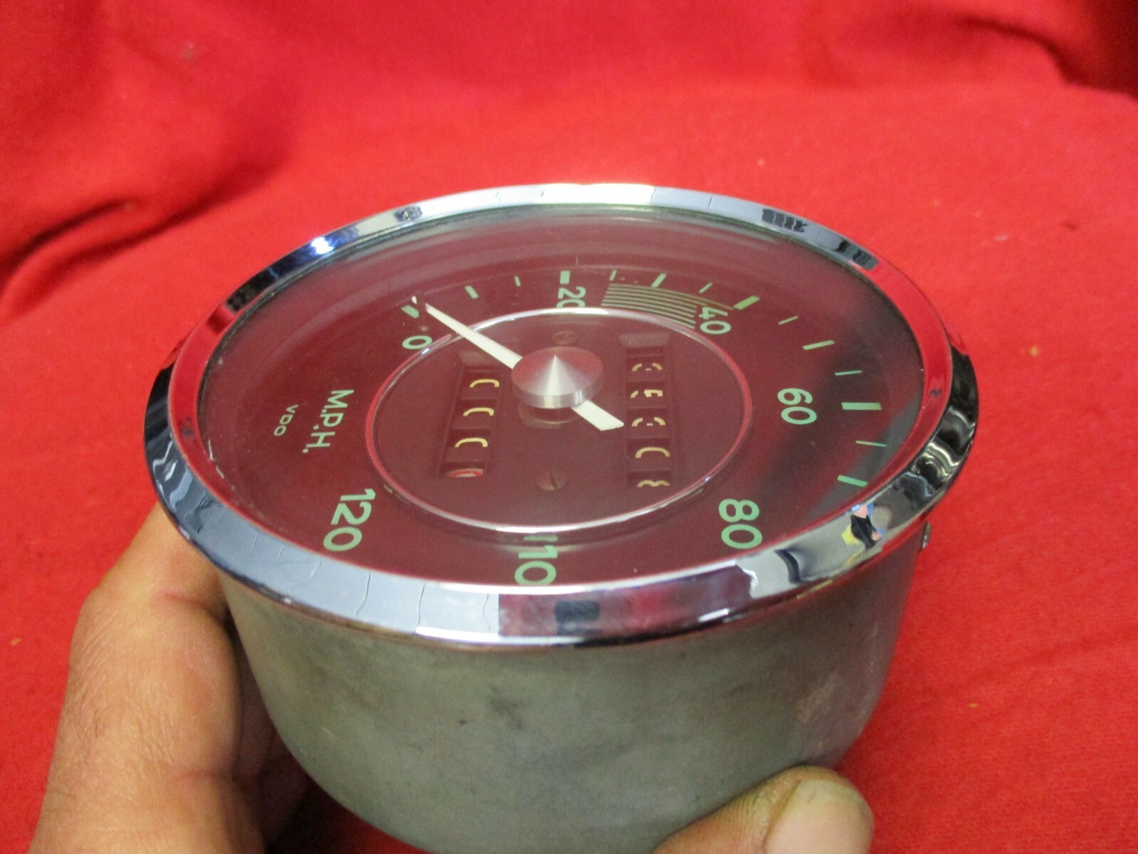 USED Porsche 356-B Speedometer date stamped 7/60 GENUINE ORIGINAL 120 ...