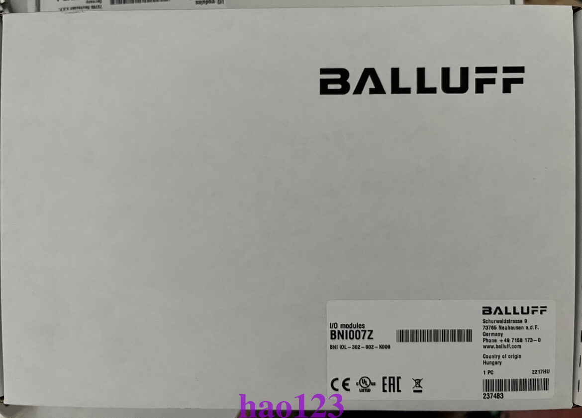 BNI007Z BNI IOL-302-002-K006 BALLUFF Modules Brand New in box By DHL or ...