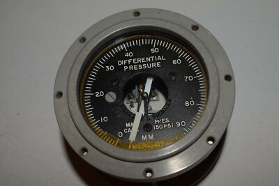 JM WALLACE & TIERNAN MODEL FA141 AVIATION VACUUM GAUGE (NW153) | eBay ...