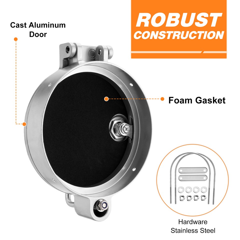 Silver Conduit Carrier Kit for 6" PVC Pipe Van SUV Rack Mount Ladder ...