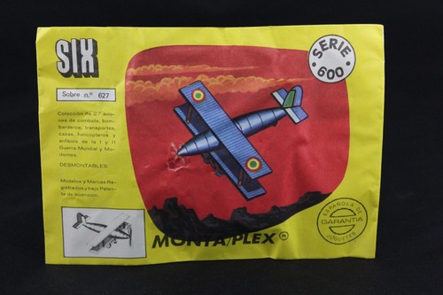 Boîte MONTA PLEX Série 600 Avion SIX Jouet Kiosque Années 70 SANS ...