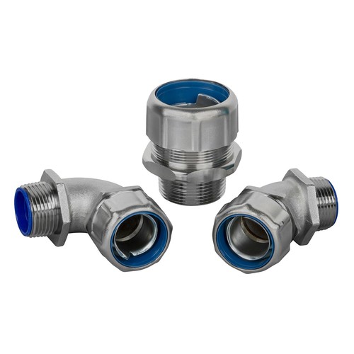 9354NB, Thomas&Betts,Liquid-tight 90d Fitting,1", M32 Thread,Nickel ...