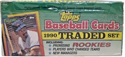Topps Baseball Cards 1990 Traded Rookies Set of 132 SEALED | eBay