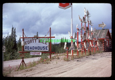 1974 Original Slide - FORTY MILE ROADHOUSE - Tetlin Junction - Alaska ...