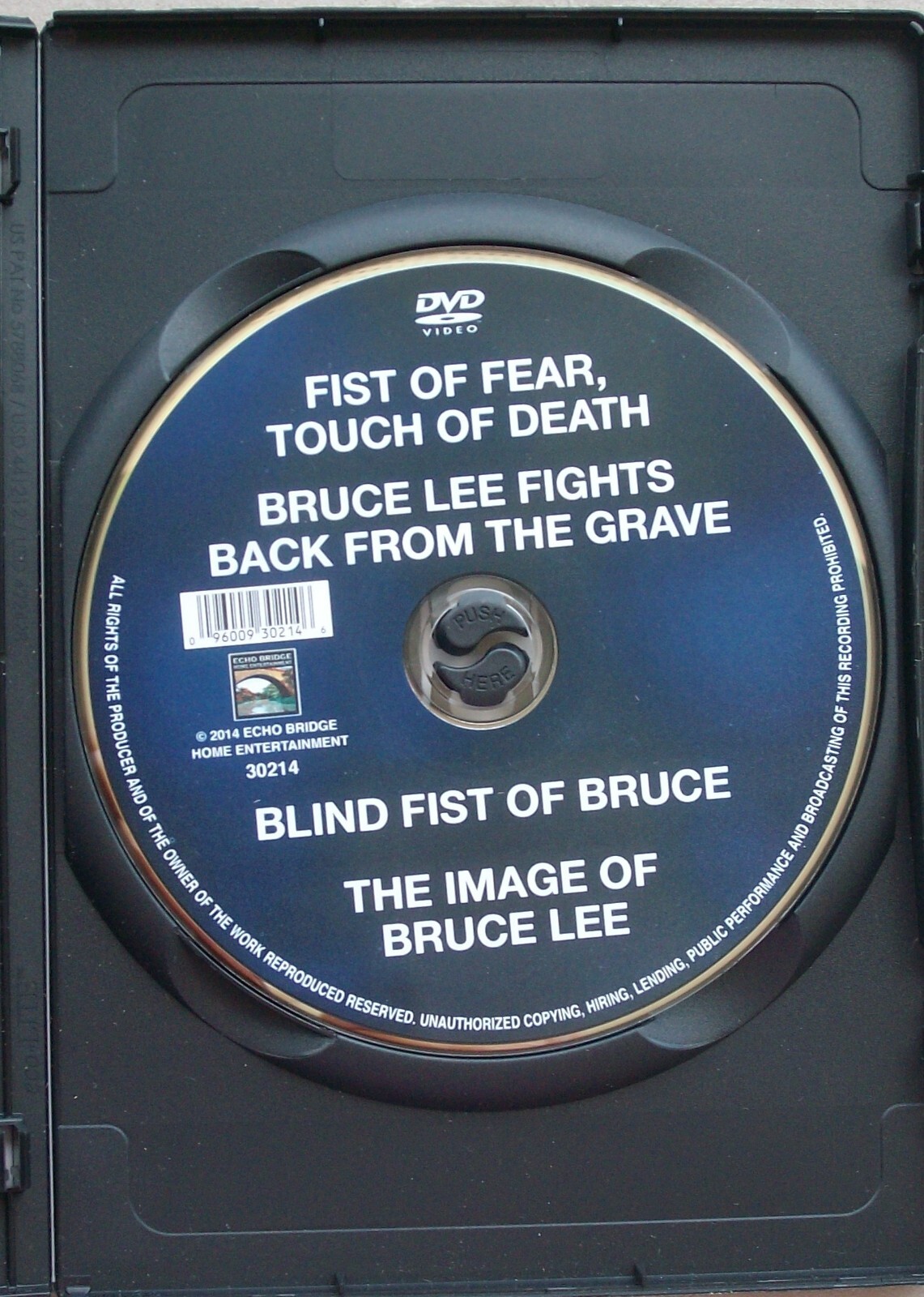 Bruce Lee Action 4 Pack: Fist Of Fear, Touch Of Death/Blind Fist (DVD ...